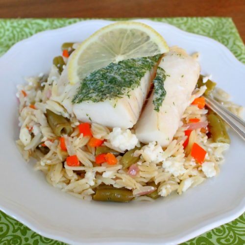 Greek Foil Packet Fish - Foodtastic Mom