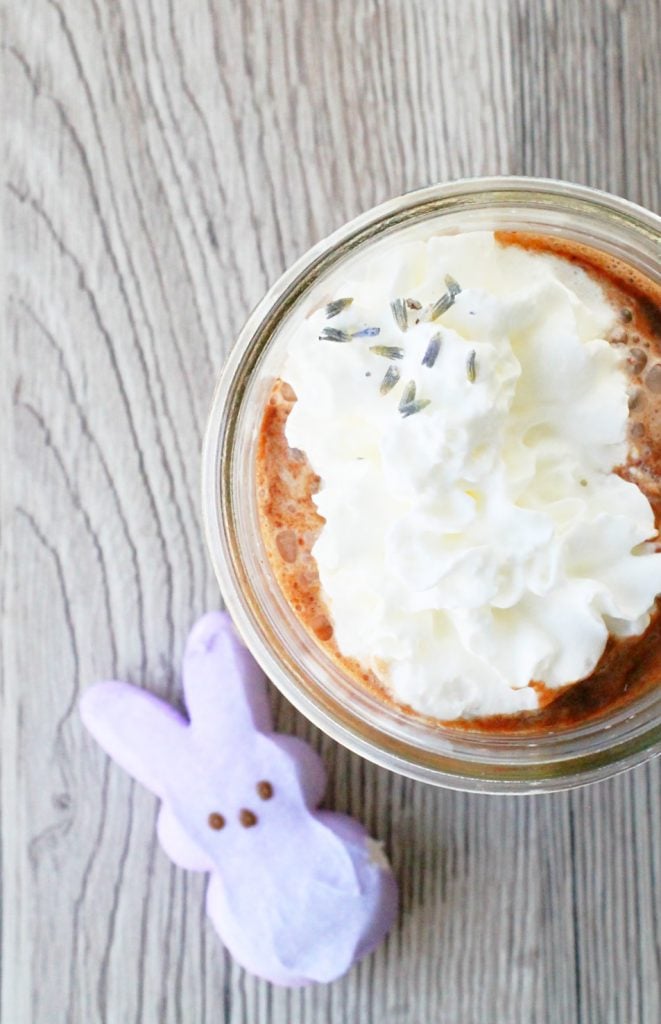 Lavender Hot Chocolate - Foodtastic Mom