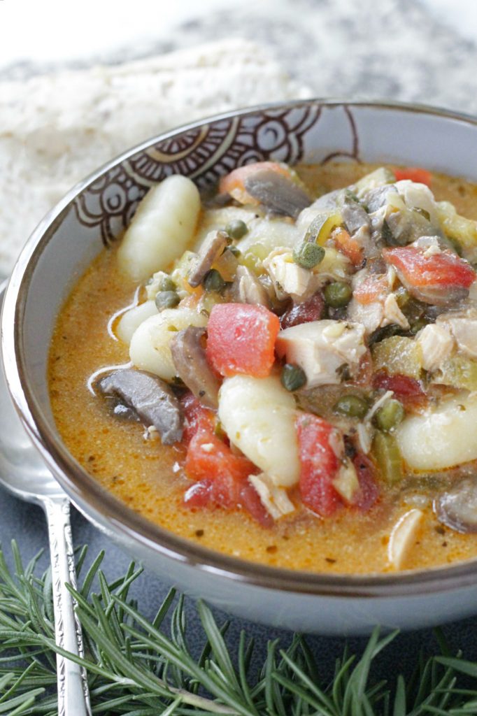 Creamy Chicken Cacciatore Stew - Foodtastic Mom