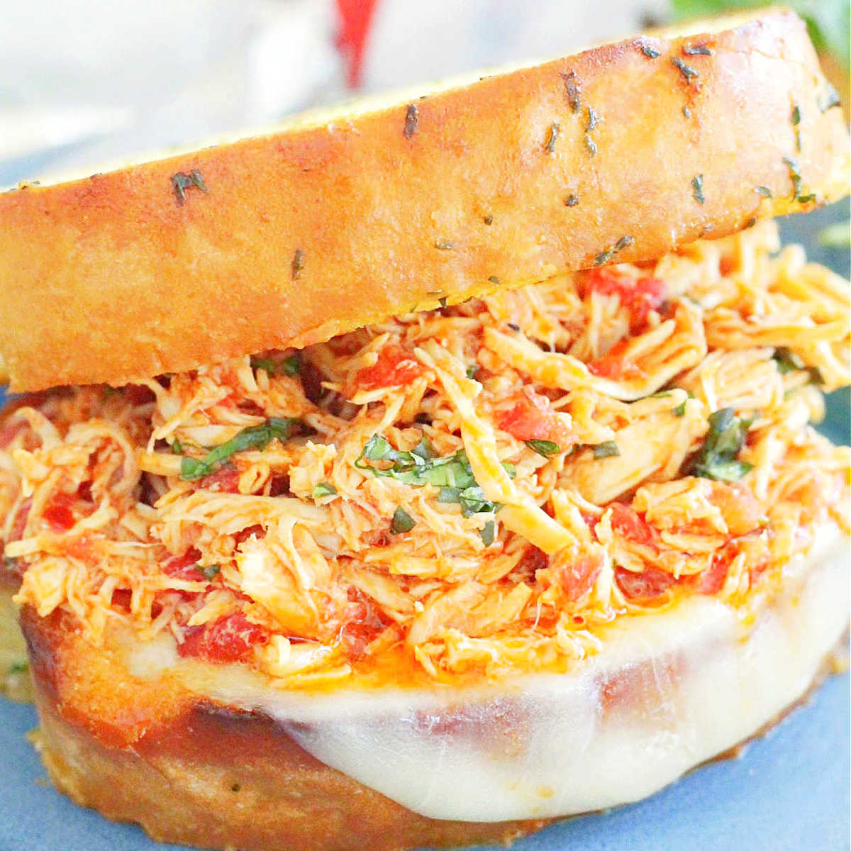 Slow Cooker Italian Chicken Sandwiches - Foodtastic Mom