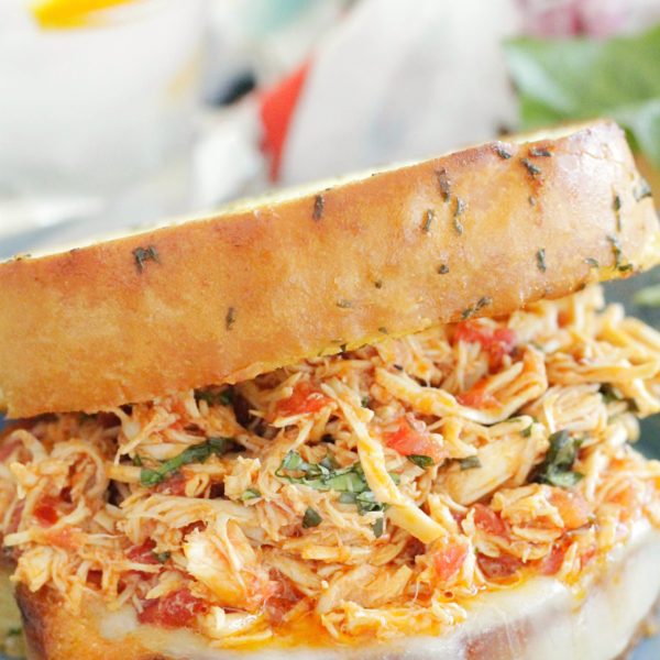 Slow Cooker Italian Chicken Sandwiches - Foodtastic Mom
