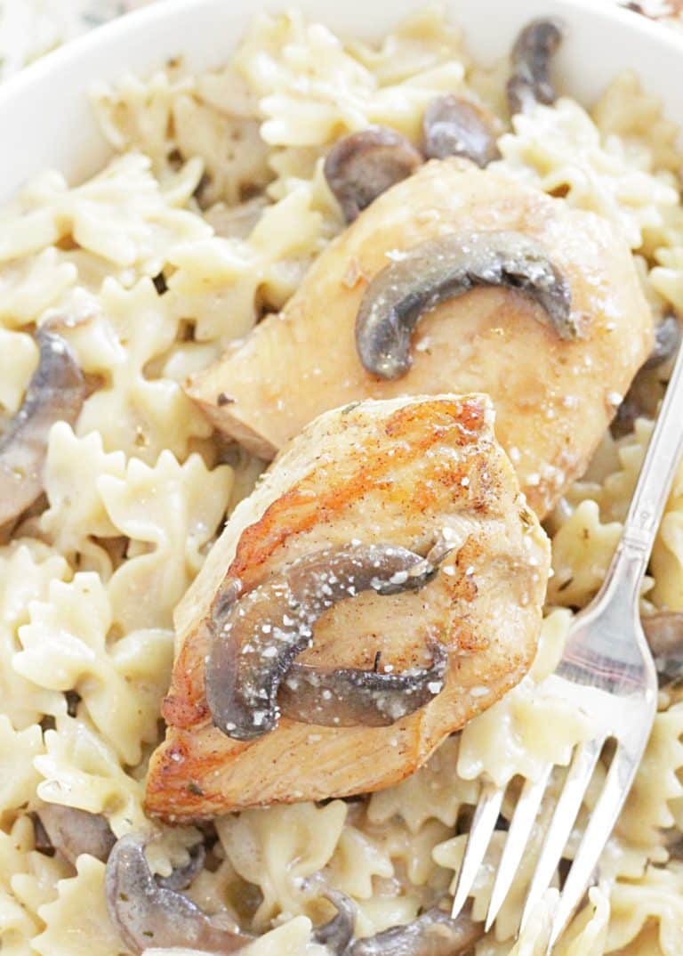 Creamy Chicken Marsala - with Mascarpone Cheese - Foodtastic Mom