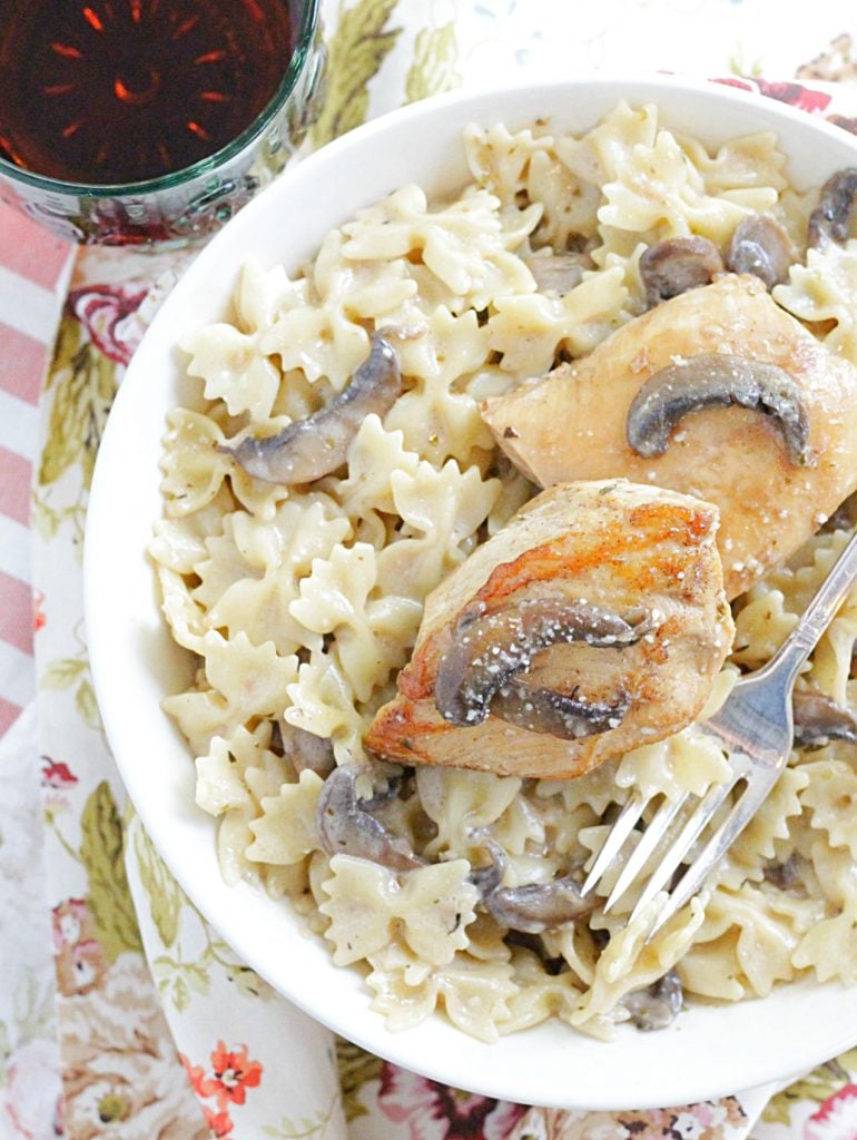 Creamy Chicken Marsala - with Mascarpone Cheese - Foodtastic Mom
