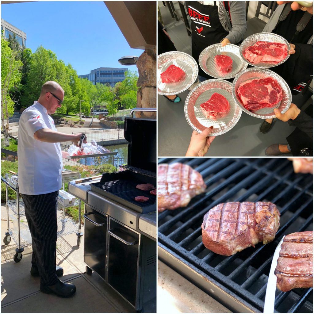 Open Face Grilled Steak Sandwich - with Roasted Red Pepper Vinaigrette ...