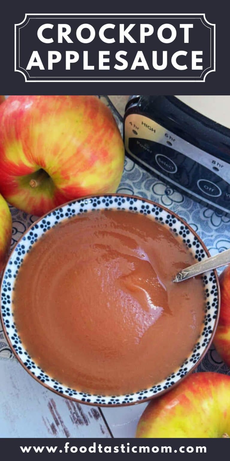Crockpot Applesauce - Foodtastic Mom