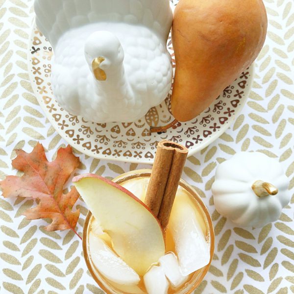 Spiced Pear Tea Fizz - Foodtastic Mom