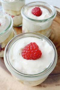 Raspberry Peach Tea Trifle - Foodtastic Mom