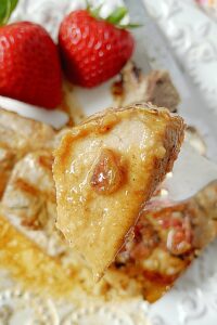 Bourbon Brined Pork Steaks with Candied Bacon Butter - Foodtastic Mom
