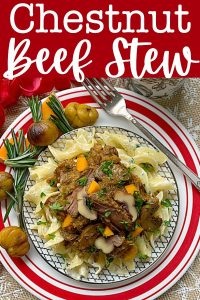 Chestnut Beef Stew - Foodtastic Mom