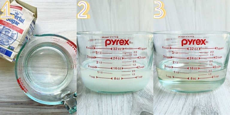 Microwave Simple Syrup - Foodtastic Mom