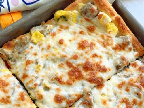 Breakfast school pizza store