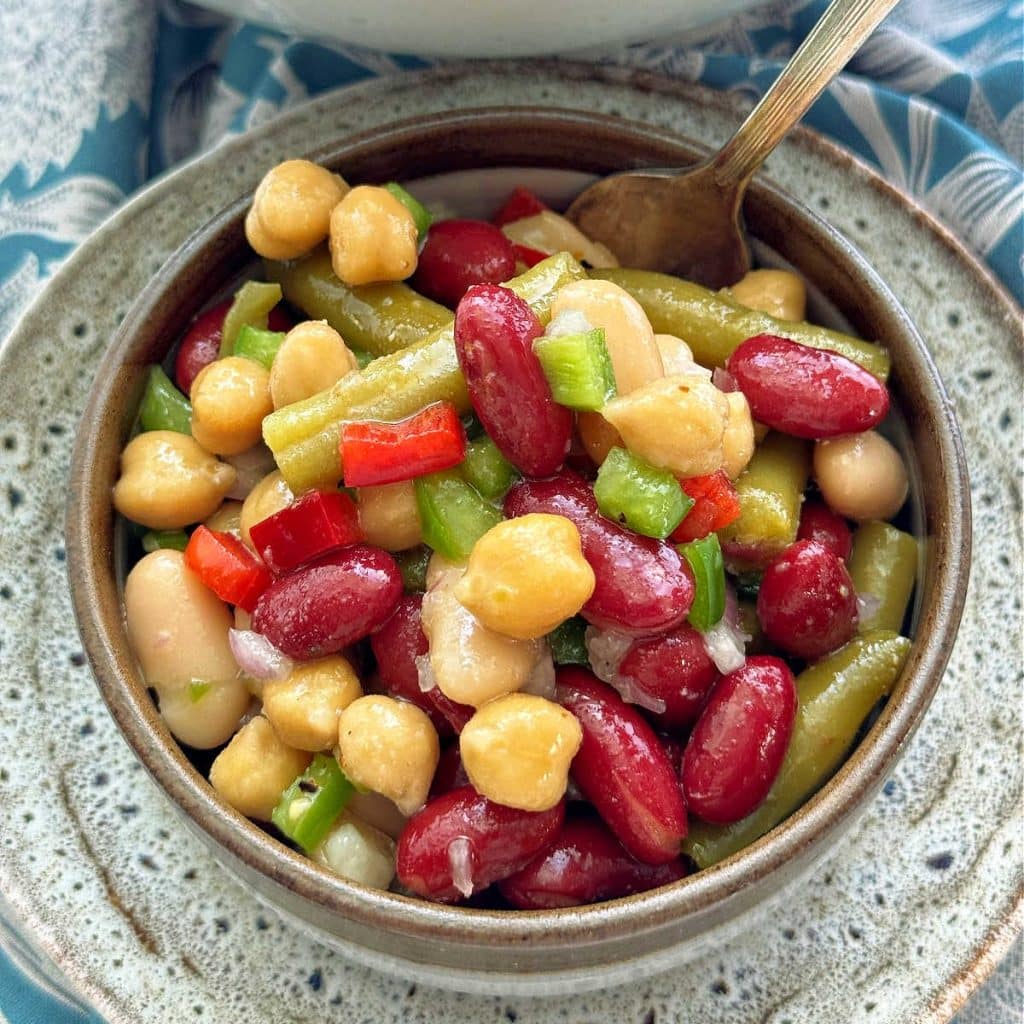 4 Bean Salad - Foodtastic Mom