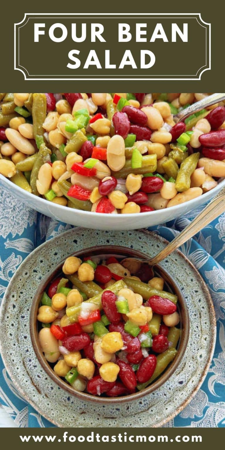 4 Bean Salad - Foodtastic Mom