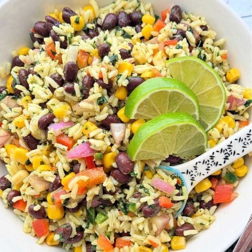 Bean and Rice Salad - Foodtastic Mom