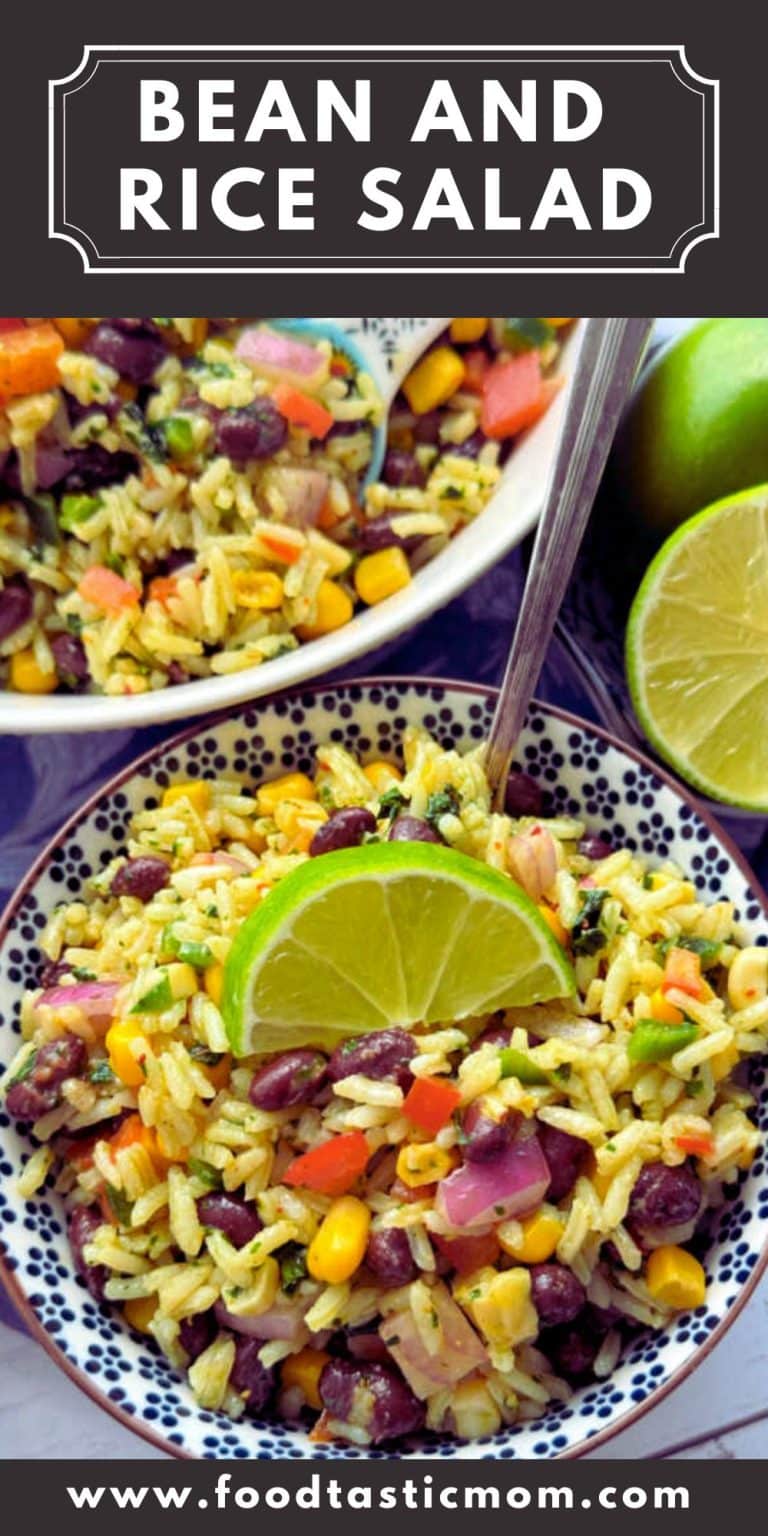 Bean and Rice Salad - Foodtastic Mom