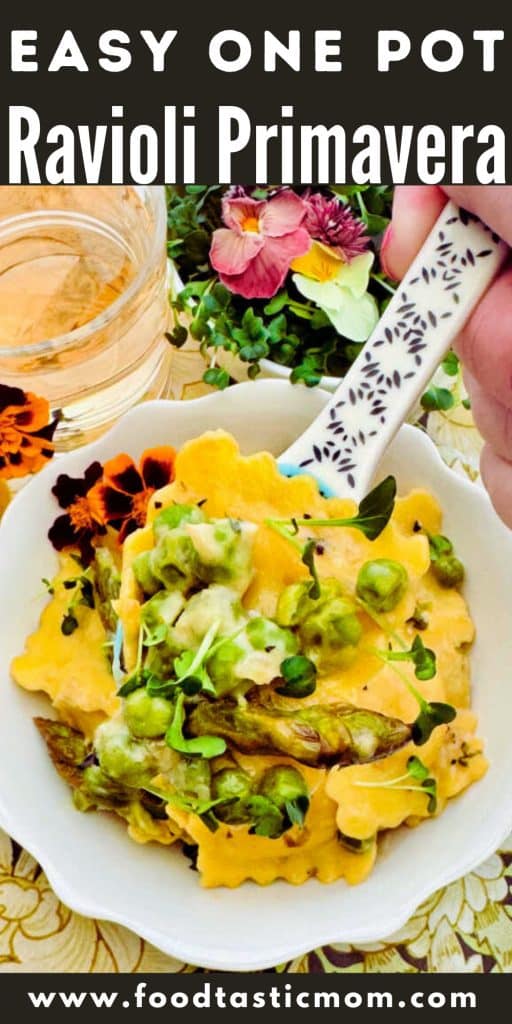 Ravioli Primavera - Foodtastic Mom
