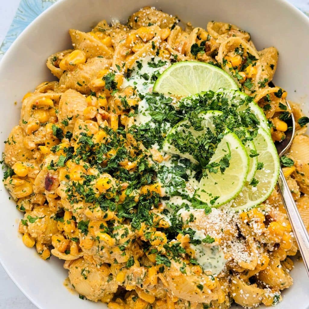 Mexican Street Corn Pasta Salad - Foodtastic Mom