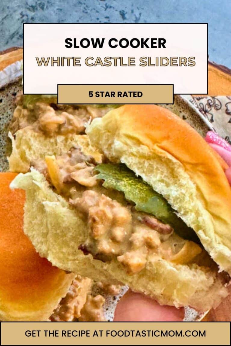 Homemade Slow Cooker White Castle Sliders Recipe - Foodtastic Mom