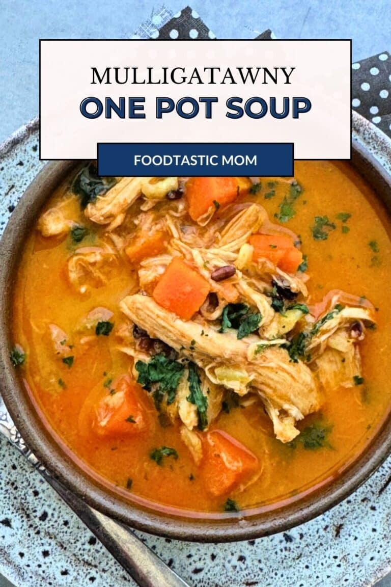 One Pot Rotisserie Chicken Mulligatawny Soup Recipe - Foodtastic Mom