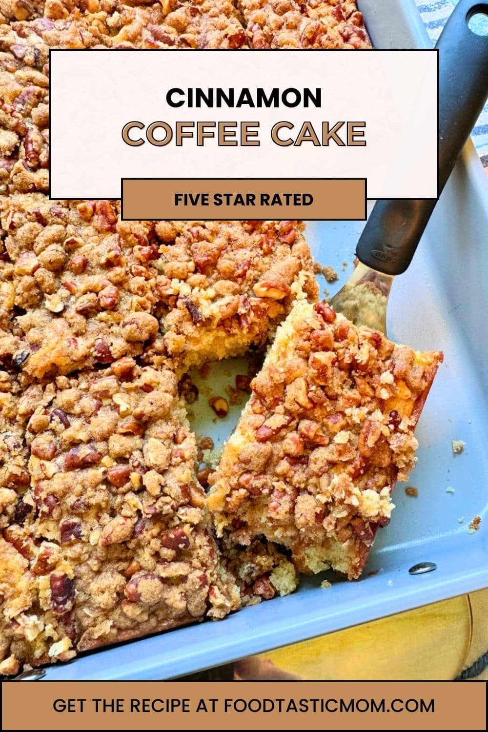 Easy Cinnamon Coffee Cake Recipe with Video - Foodtastic Mom